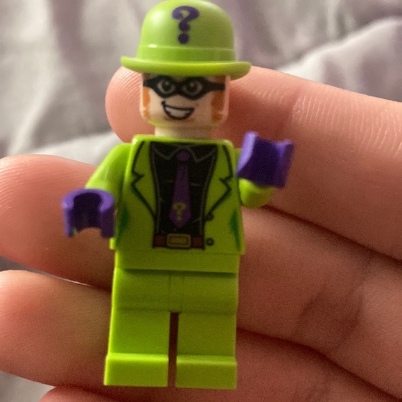 Lego | Toys | Lego Minifigure The Riddler Black Shirt And Dark Purple ...
